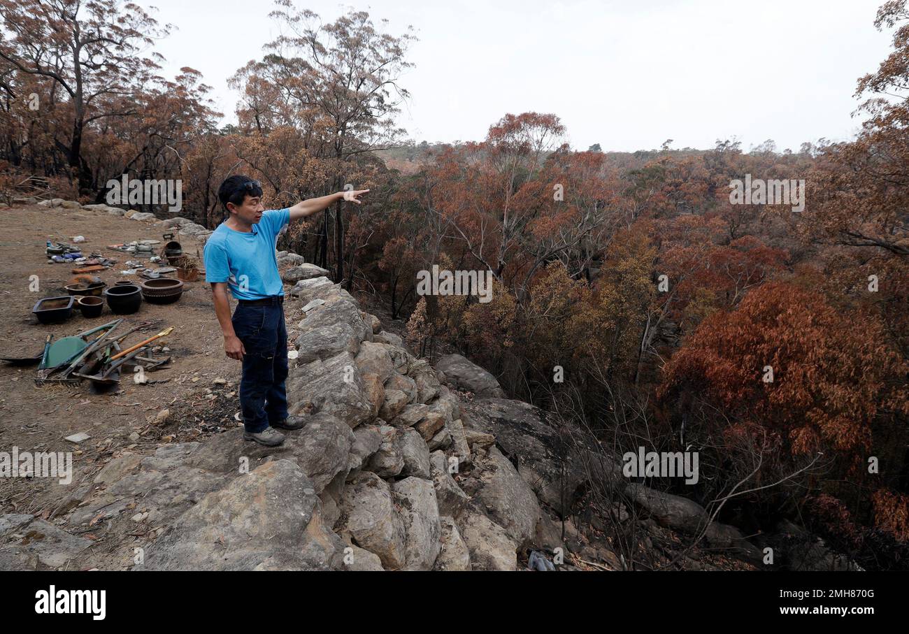 Justin Kam describes the flames that destroyed his home at Balmoral ...