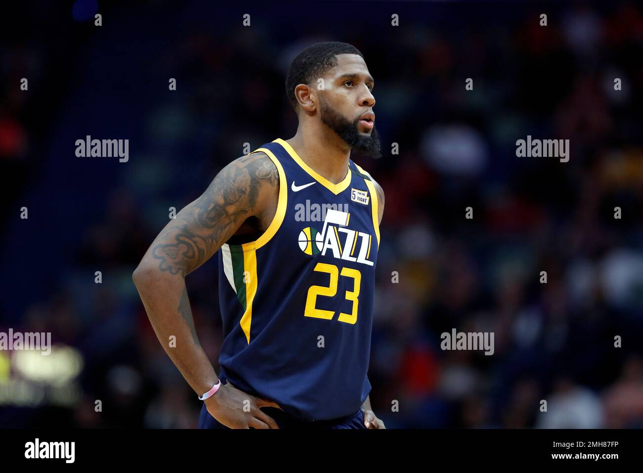 Utah Jazz forward Royce O'Neale (23) in the second half of an NBA ...