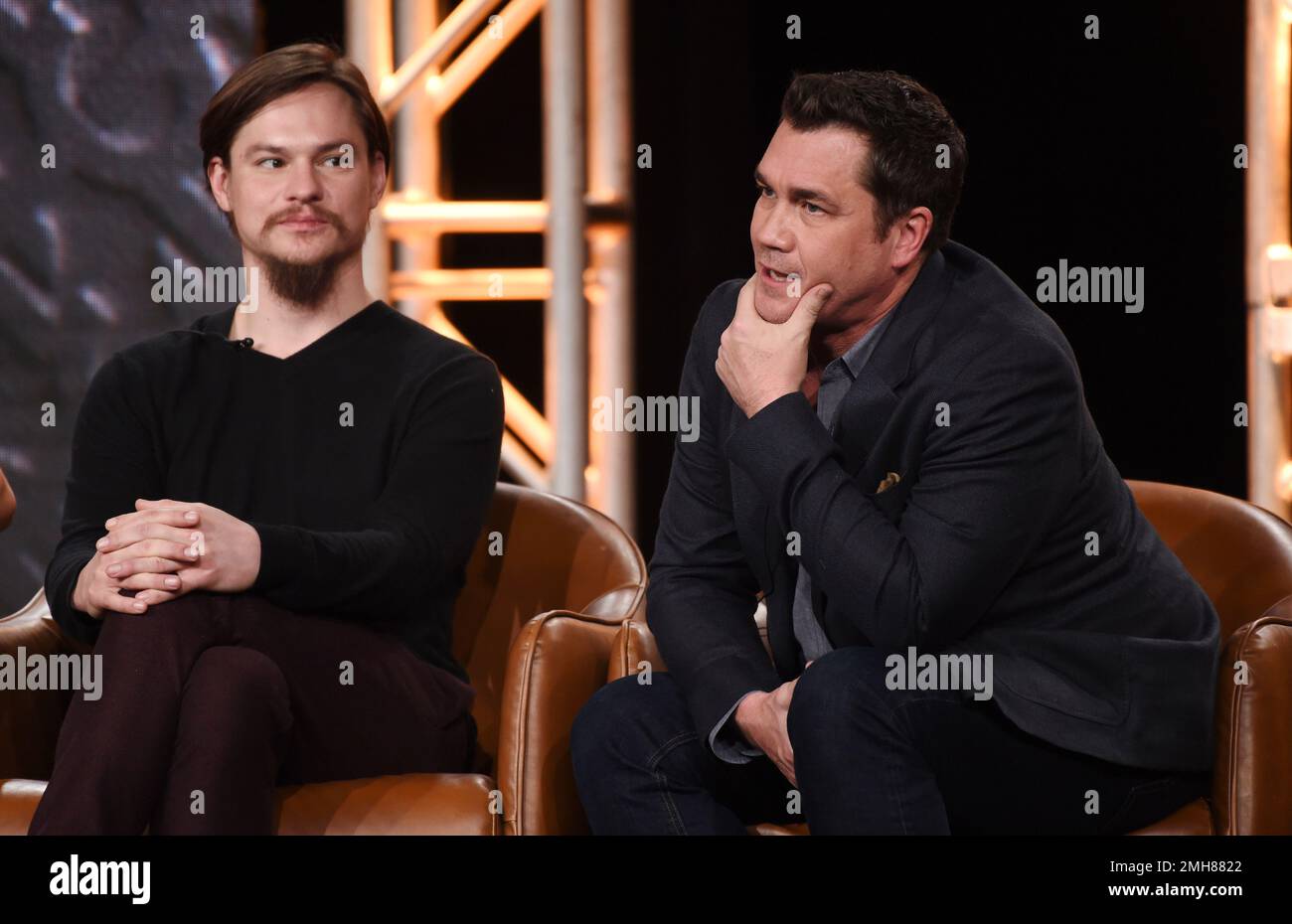 Tate Taylor, right, creator/writer/director/executive producer of the ...