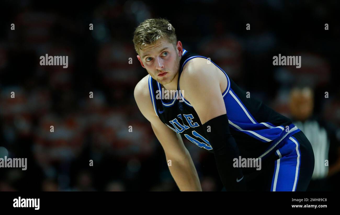 Duke forward Jack White (41) is shown during the second half an NCAA ...