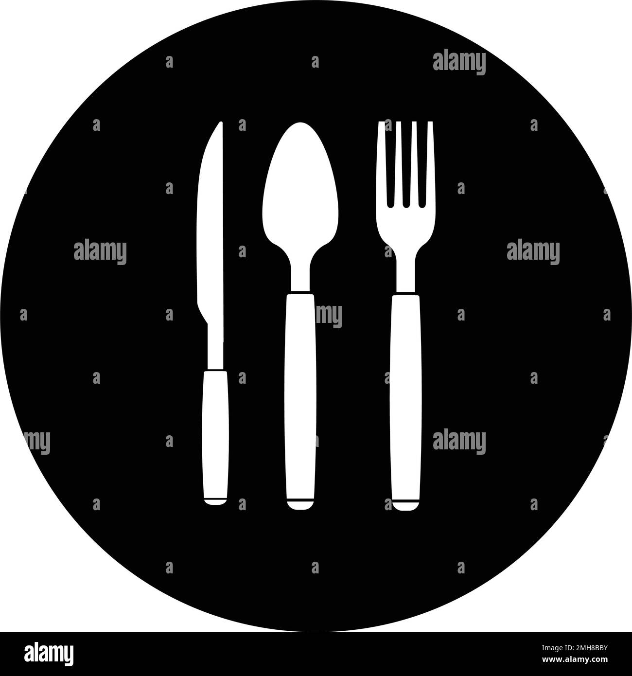 Fork Knife Logo Fork And Knife Logo, Icon Vector Stock Vector | Adobe