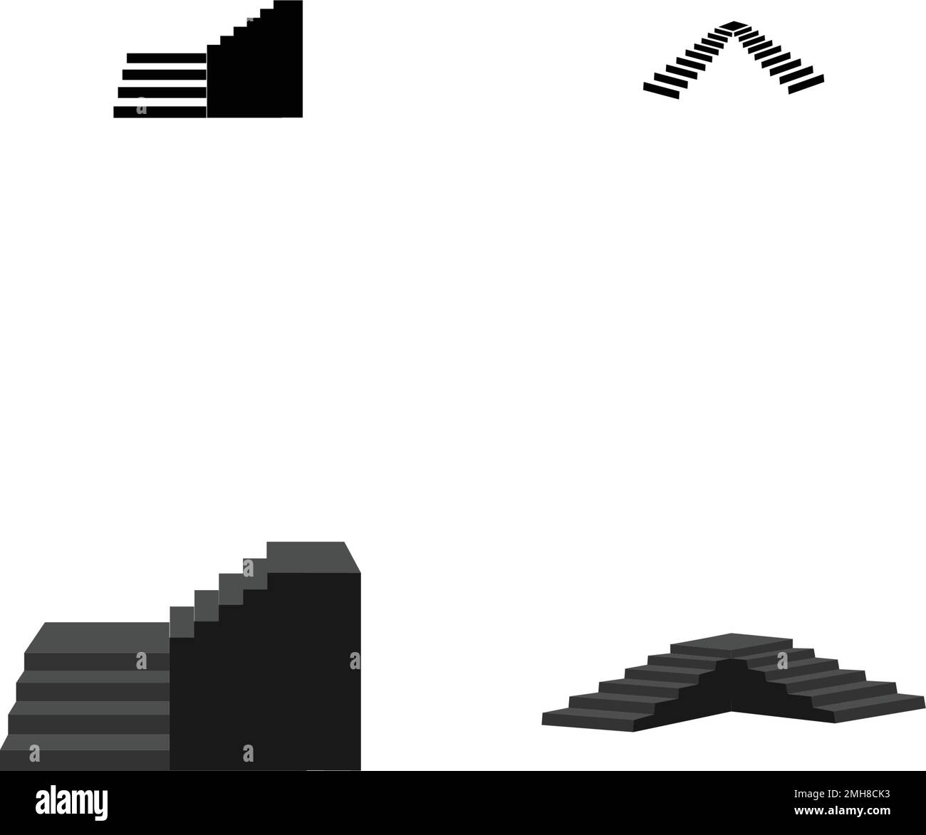 stairs logo stock illustration design Stock Vector Image & Art - Alamy