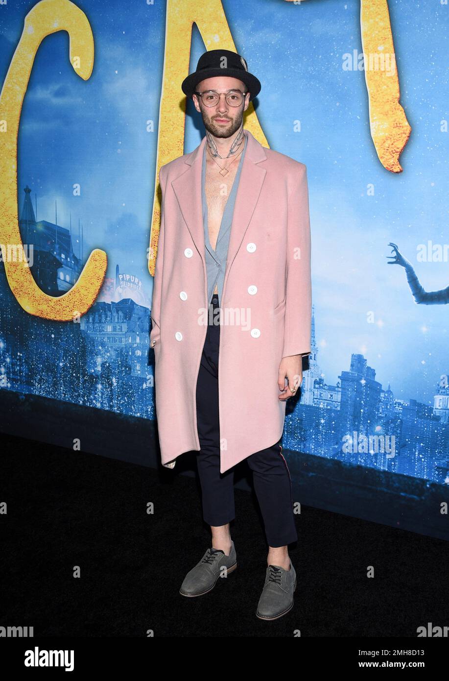 Corey Snide attends the world premiere of "Cats" at Alice Tully Hall on ...