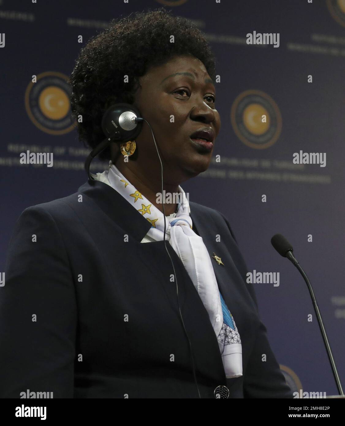 Awut Deng Achuil, the South Sudan Minister for Foreign Affairs and the ...