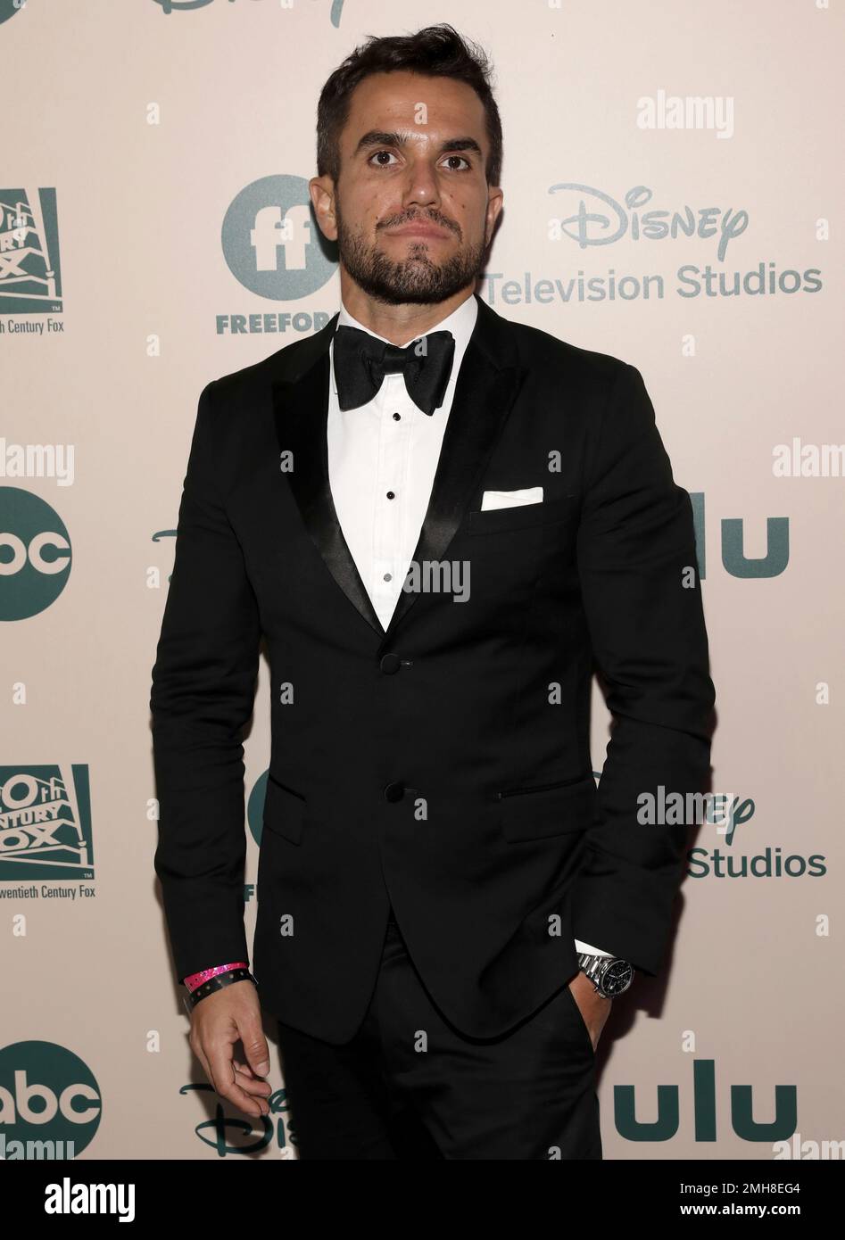 Alex Berke arrives at the FX and Disney Golden Globes afterparty at the ...