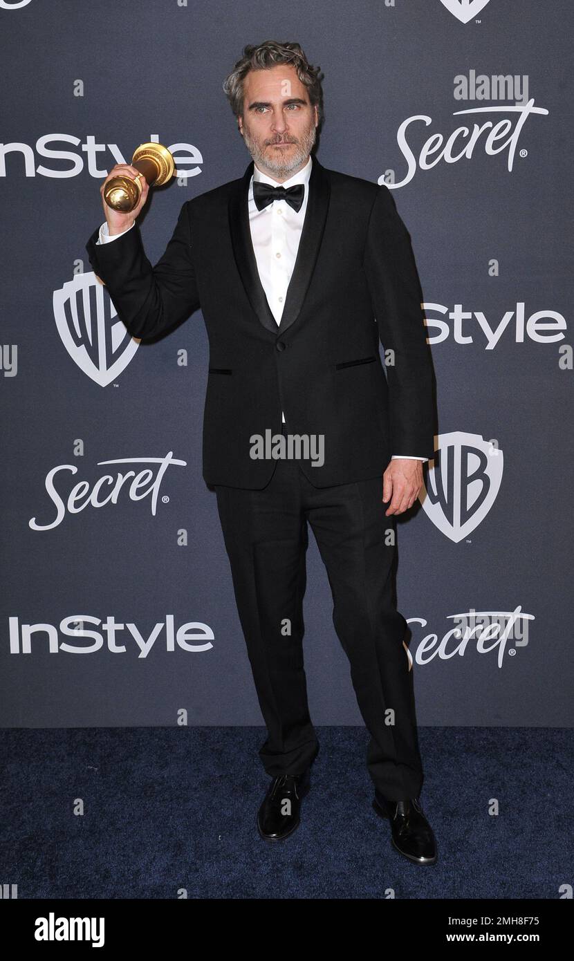 Joaquin Phoenix, winner of the award for best performance by an actor ...