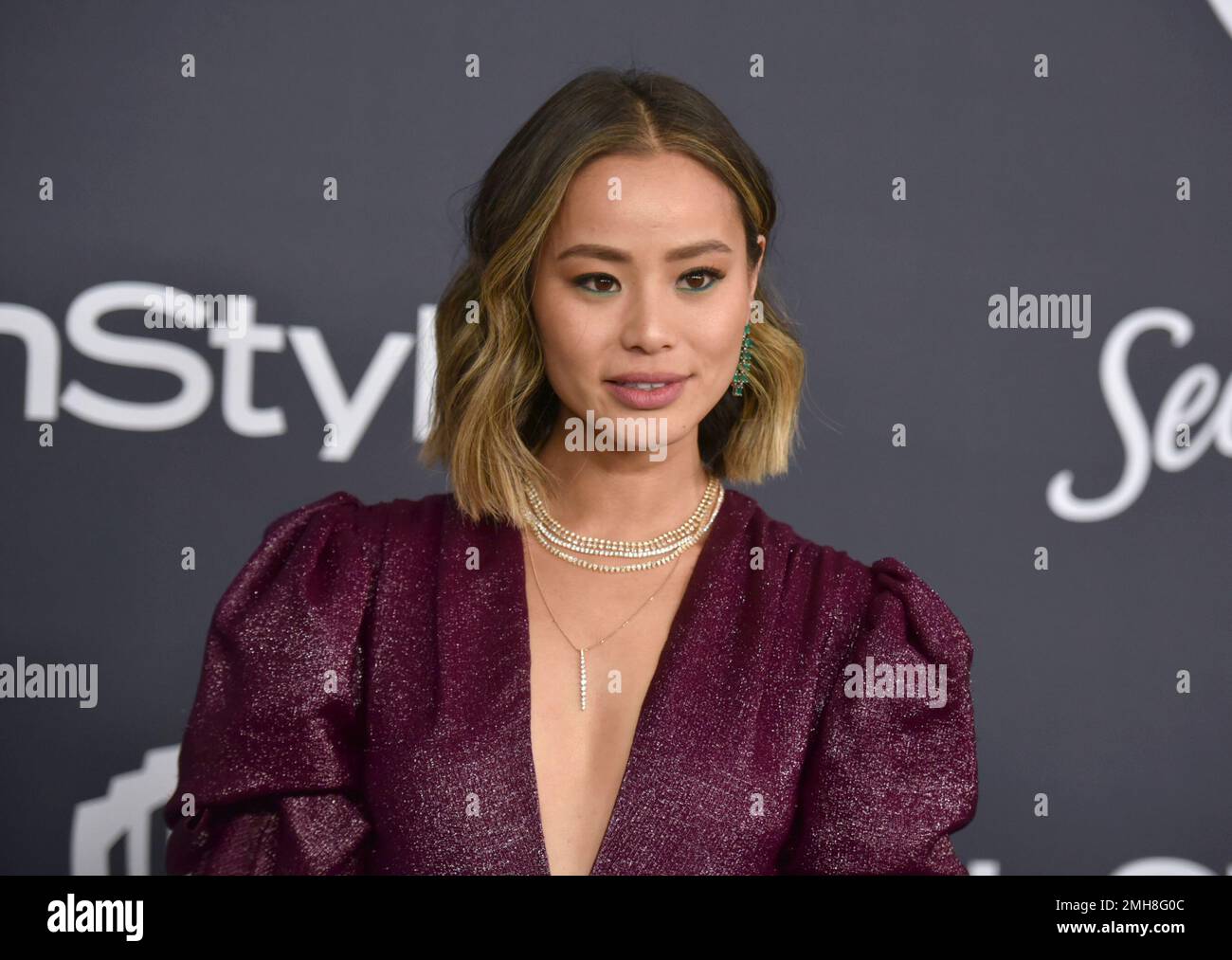 Jamie Chung arrives at the InStyle and Warner Bros. Golden Globes ...