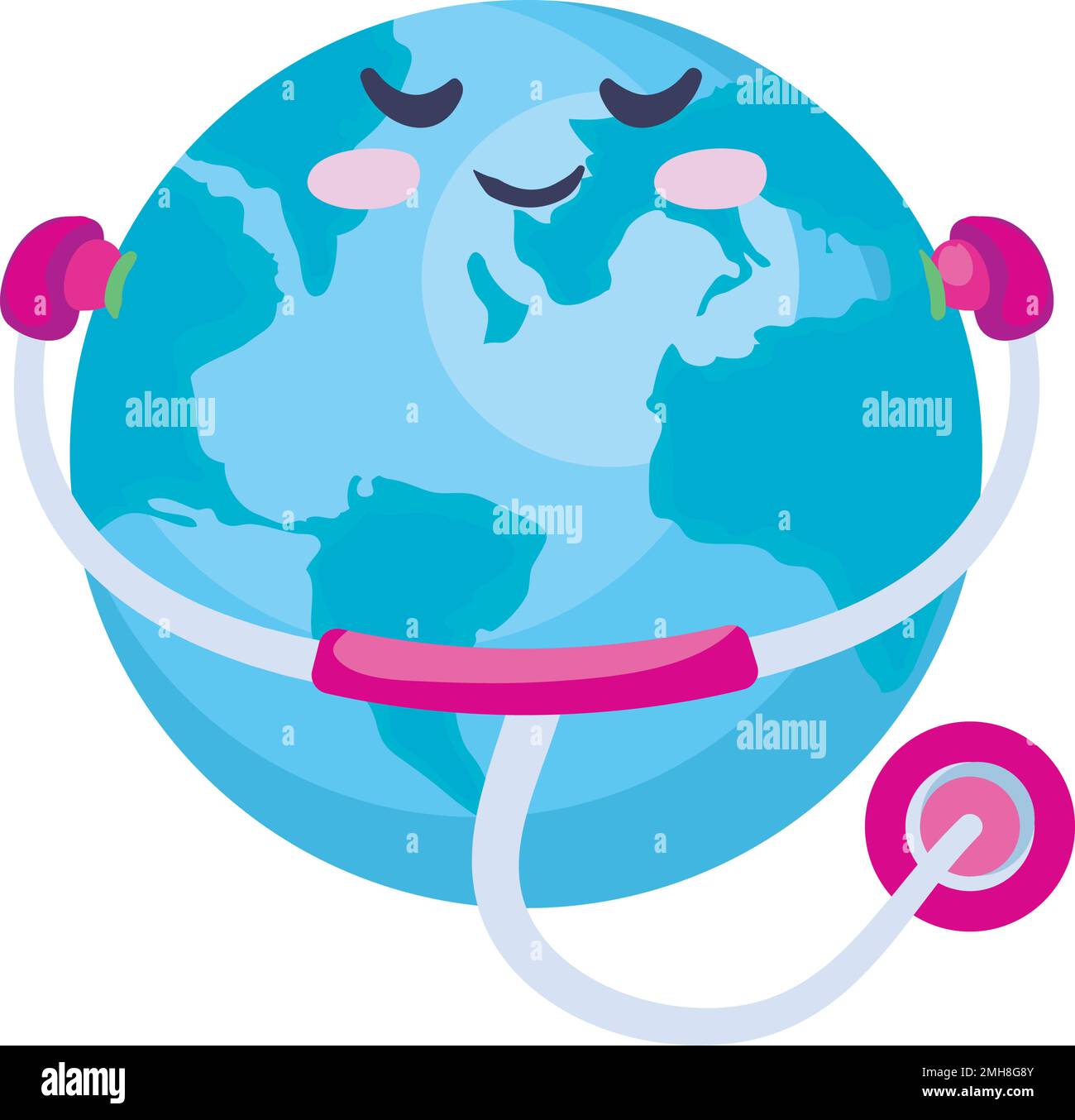 world with stethoscope Stock Vector Image & Art - Alamy