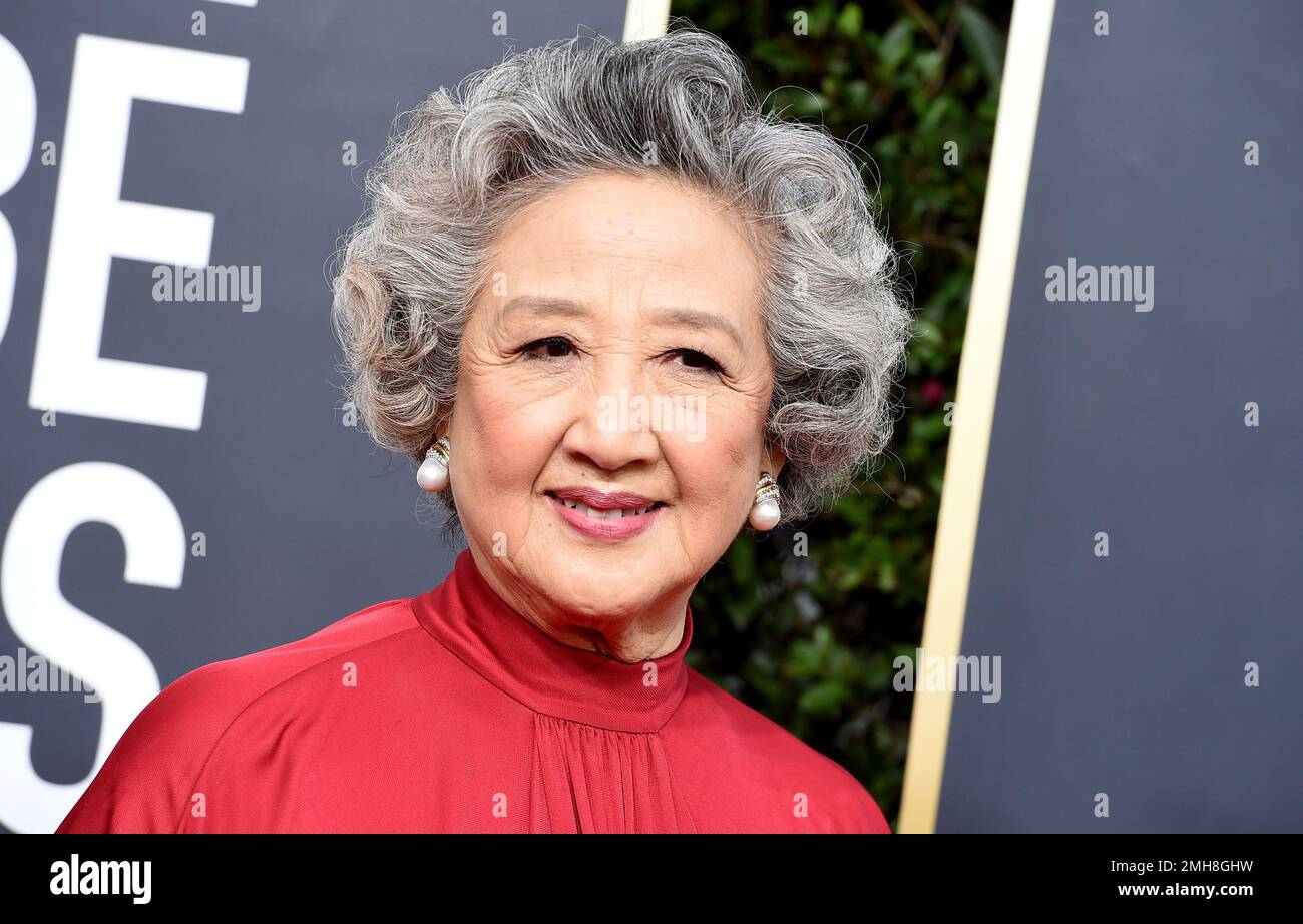 Zhao Shuzhen arrives at the 77th annual Golden Globe Awards at the Beverly Hilton Hotel on ...