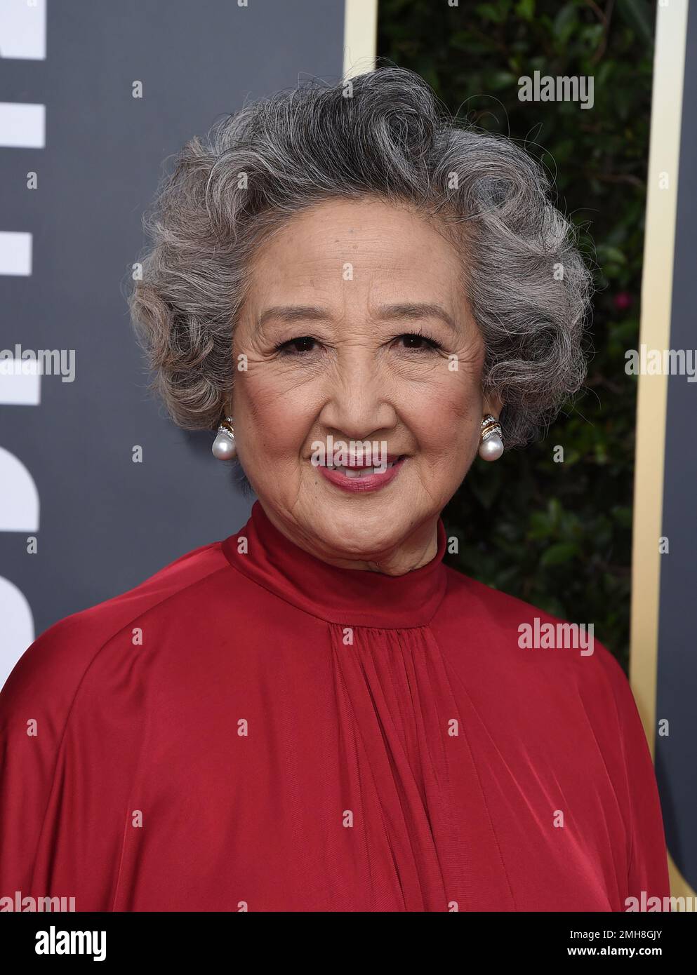Zhao Shuzhen arrives at the 77th annual Golden Globe Awards at the Beverly Hilton Hotel on ...