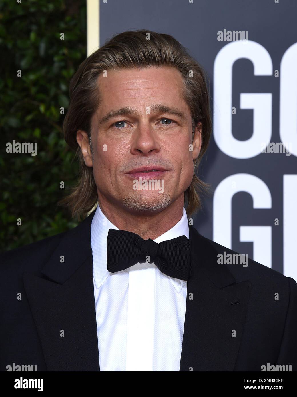 Brad Pitt arrives at the 77th annual Golden Globe Awards at the Beverly ...