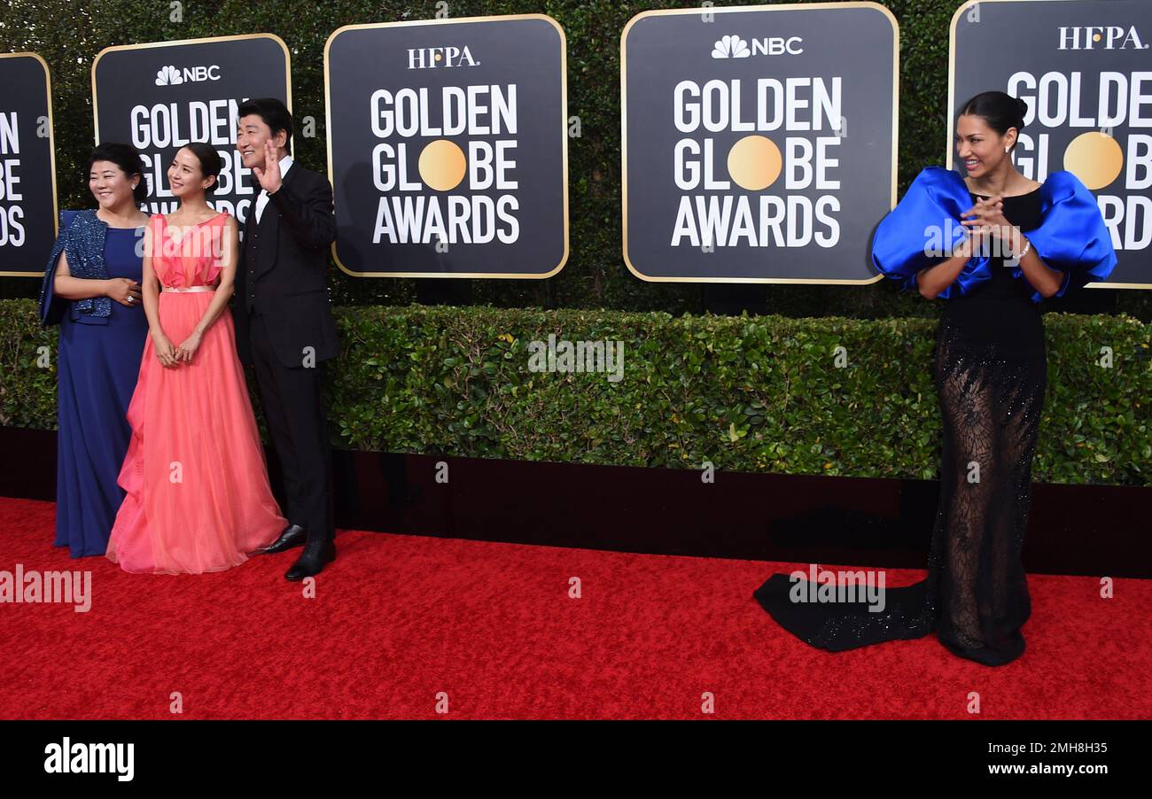 Lee Jeong-eun, from left, Cho Yeo-jeong, Kang-Ho Song and Janina ...