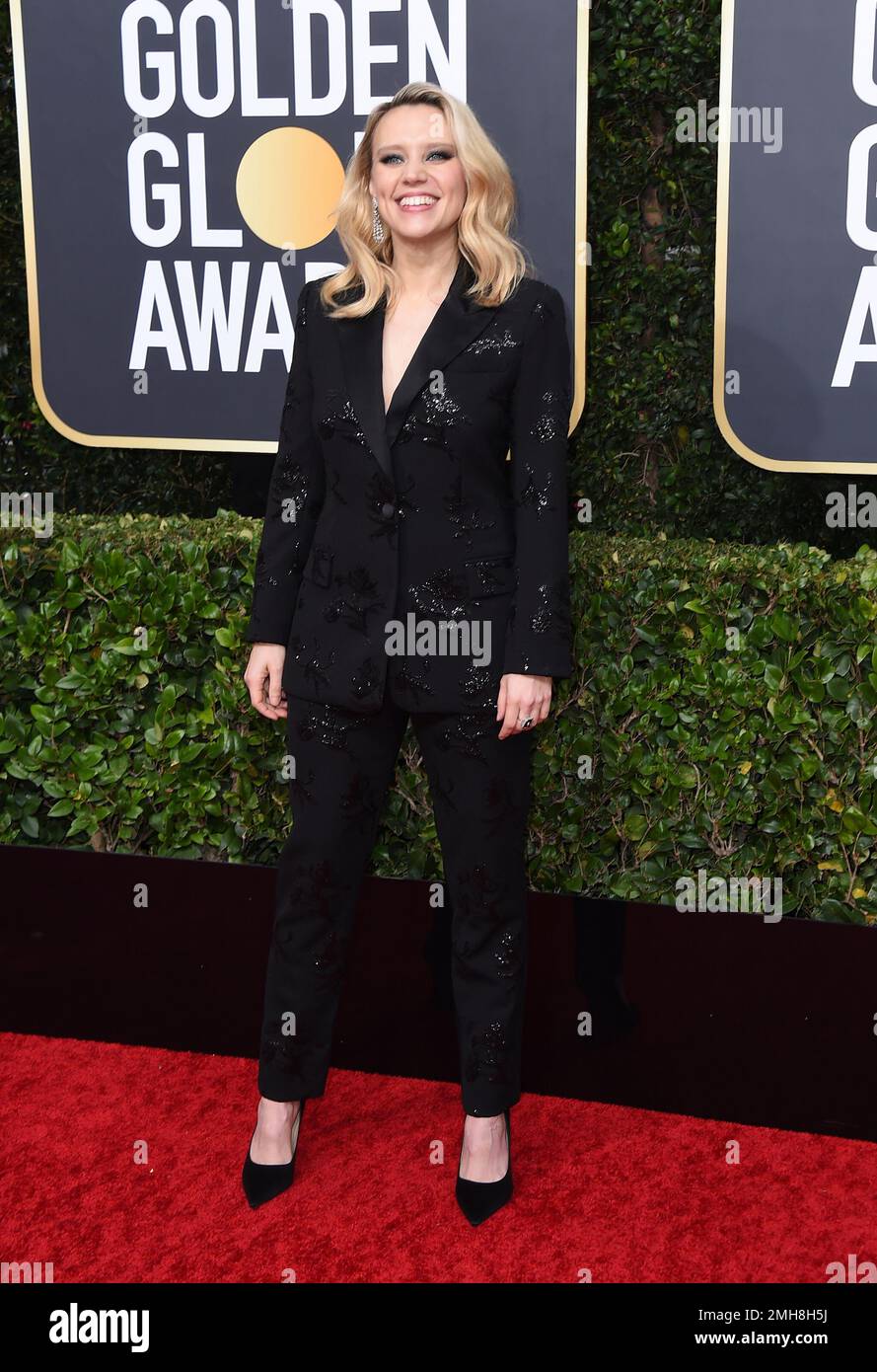 Kate McKinnon arrives at the 77th annual Golden Globe Awards at the ...