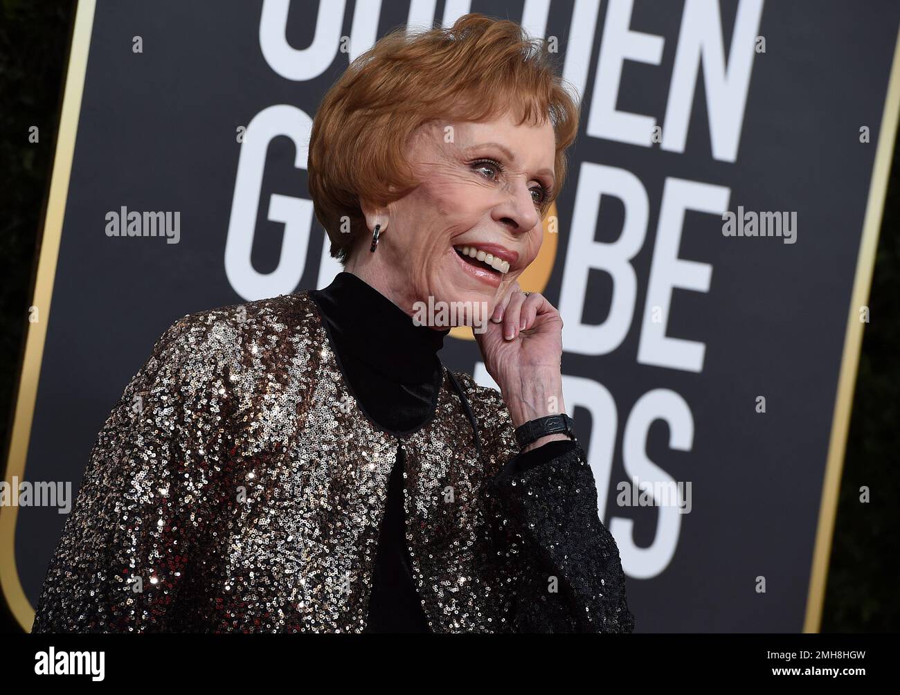 Carol Burnett arrives at the 77th annual Golden Globe Awards at the Beverly Hilton Hotel on ...