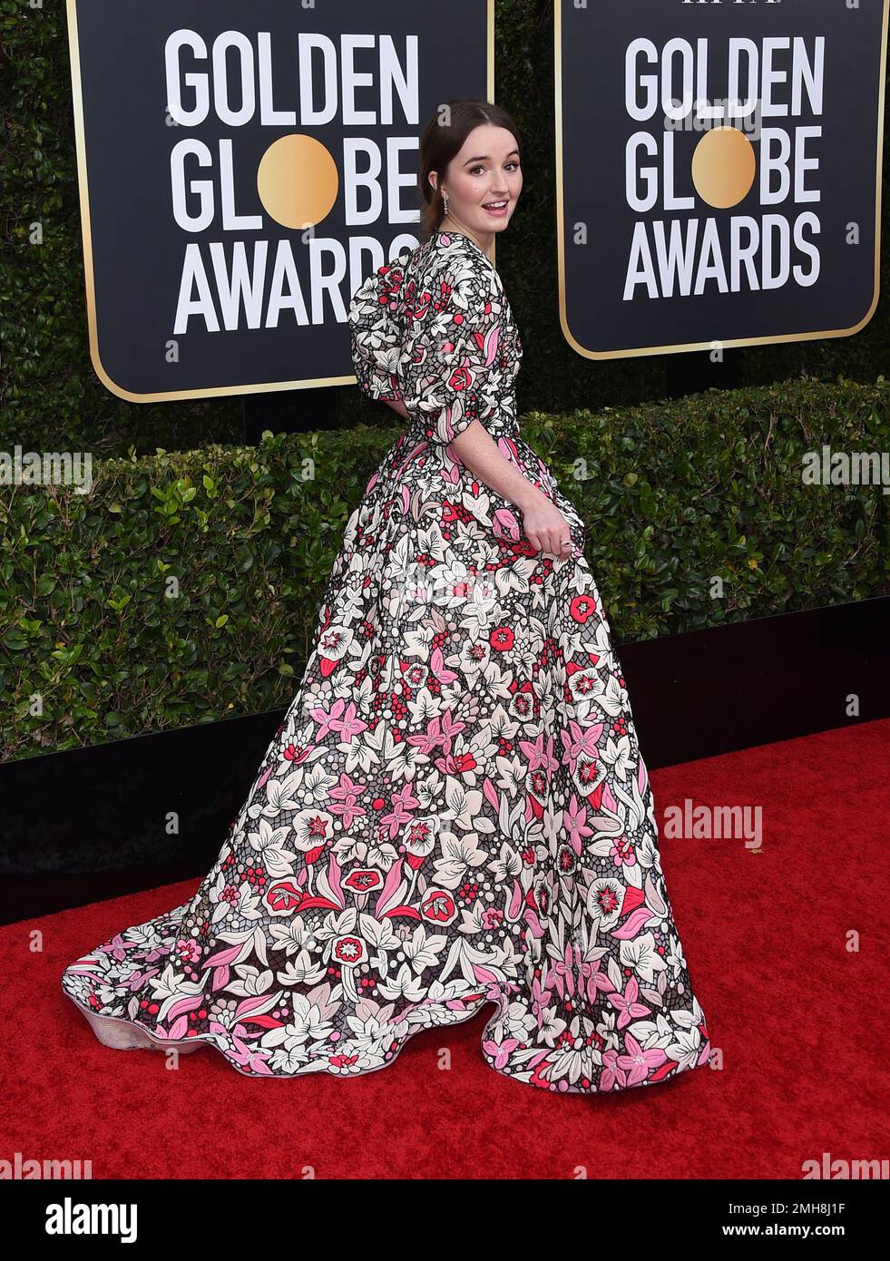 Kaitlyn Dever arrives at the 77th annual Golden Globe Awards at the ...