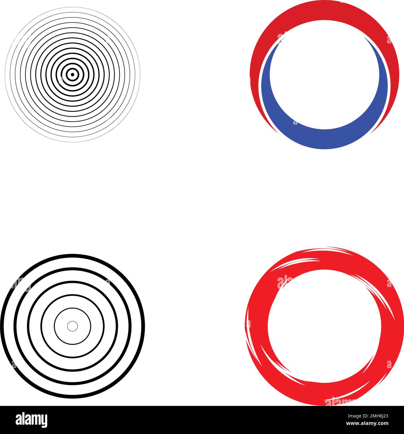 circle logo vector icon template Stock Vector Image & Art - Alamy