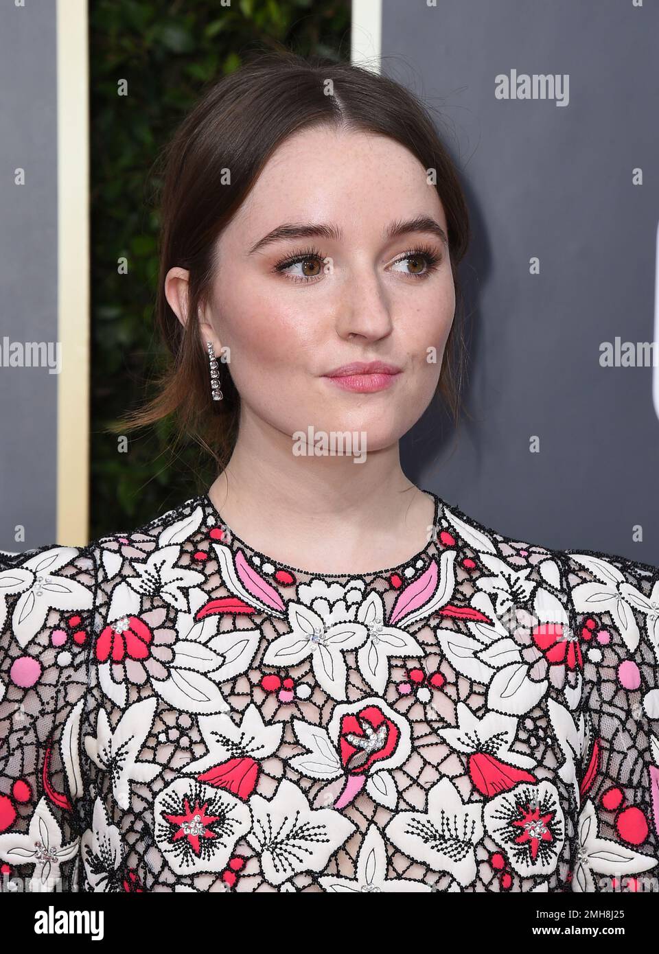 Kaitlyn Dever arrives at the 77th annual Golden Globe Awards at the ...