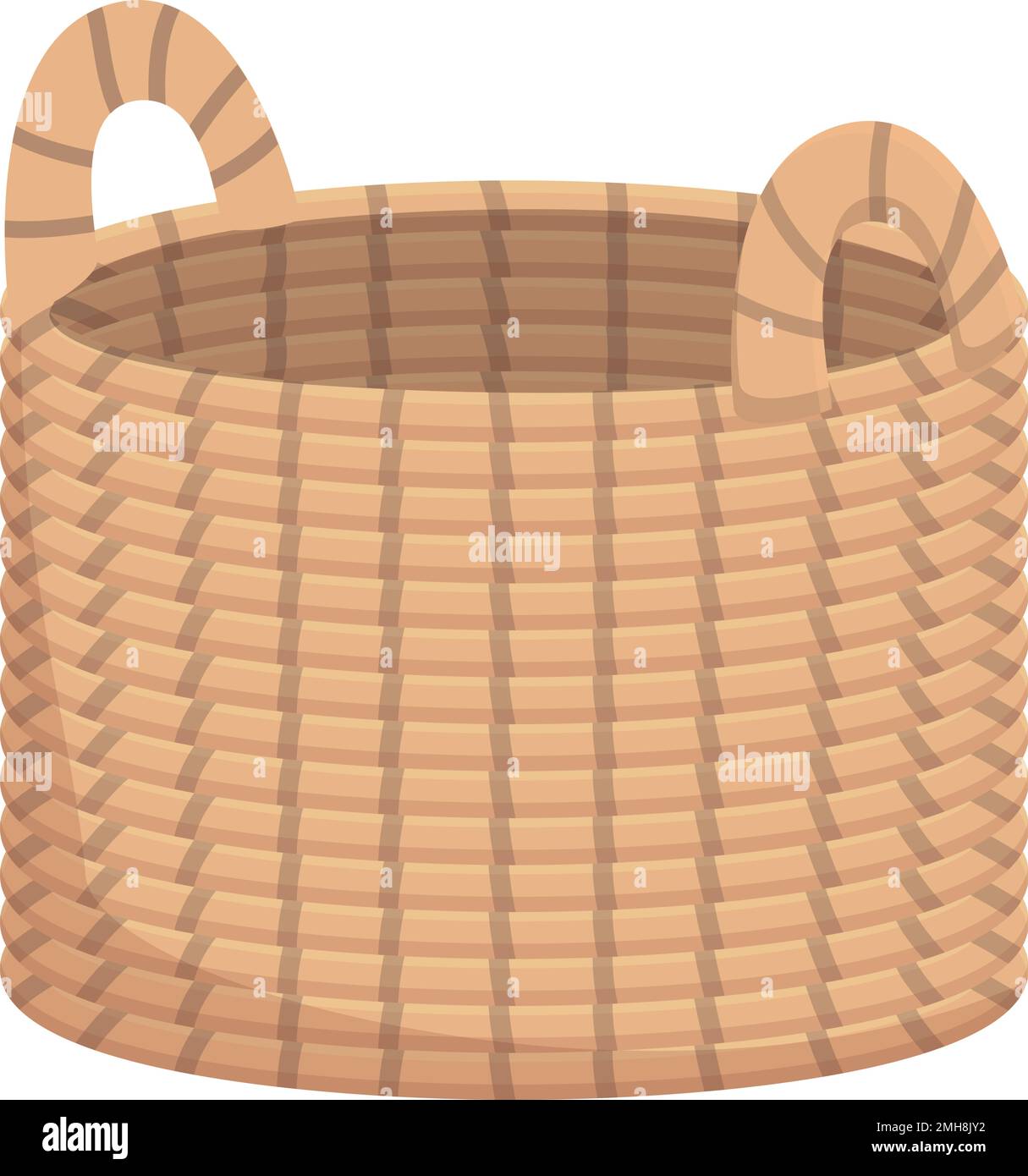 Knot basket icon cartoon vector. Natural braid. Decoration cable Stock ...