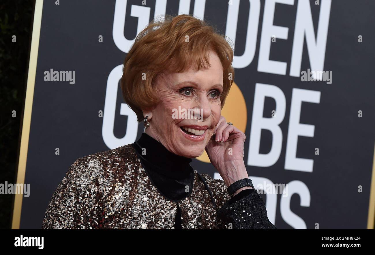 Carol Burnett arrives at the 77th annual Golden Globe Awards at the Beverly Hilton Hotel on ...