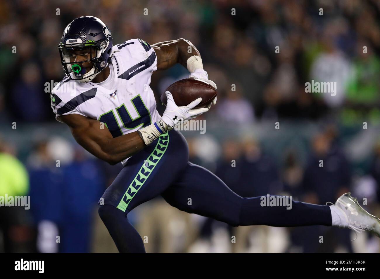 Football Catches Seahawks