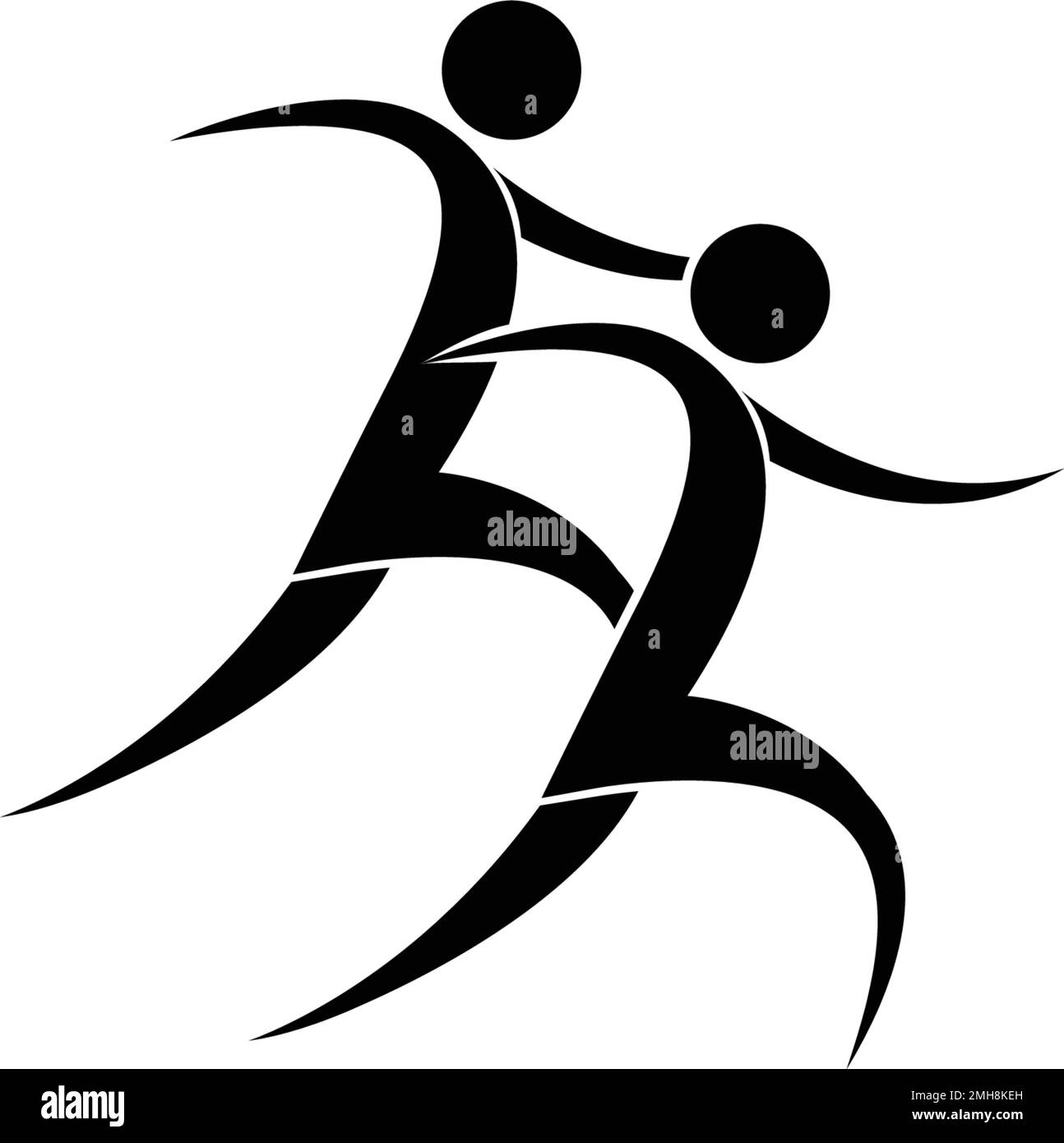 Human running vector logo template character for health Business Stock ...