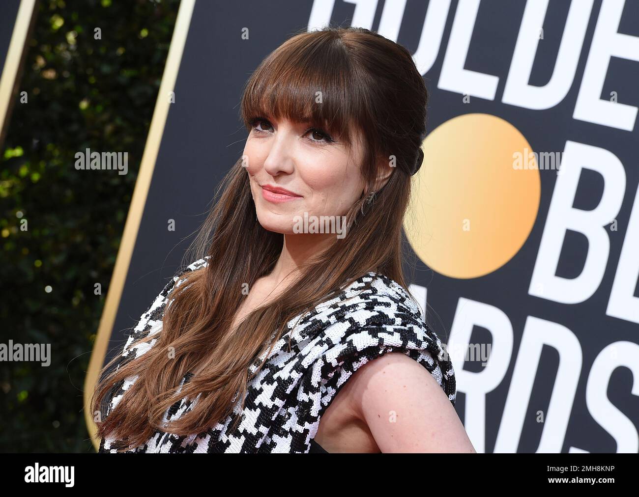 Lorene Scafaria arrives at the 77th annual Golden Globe Awards at the ...