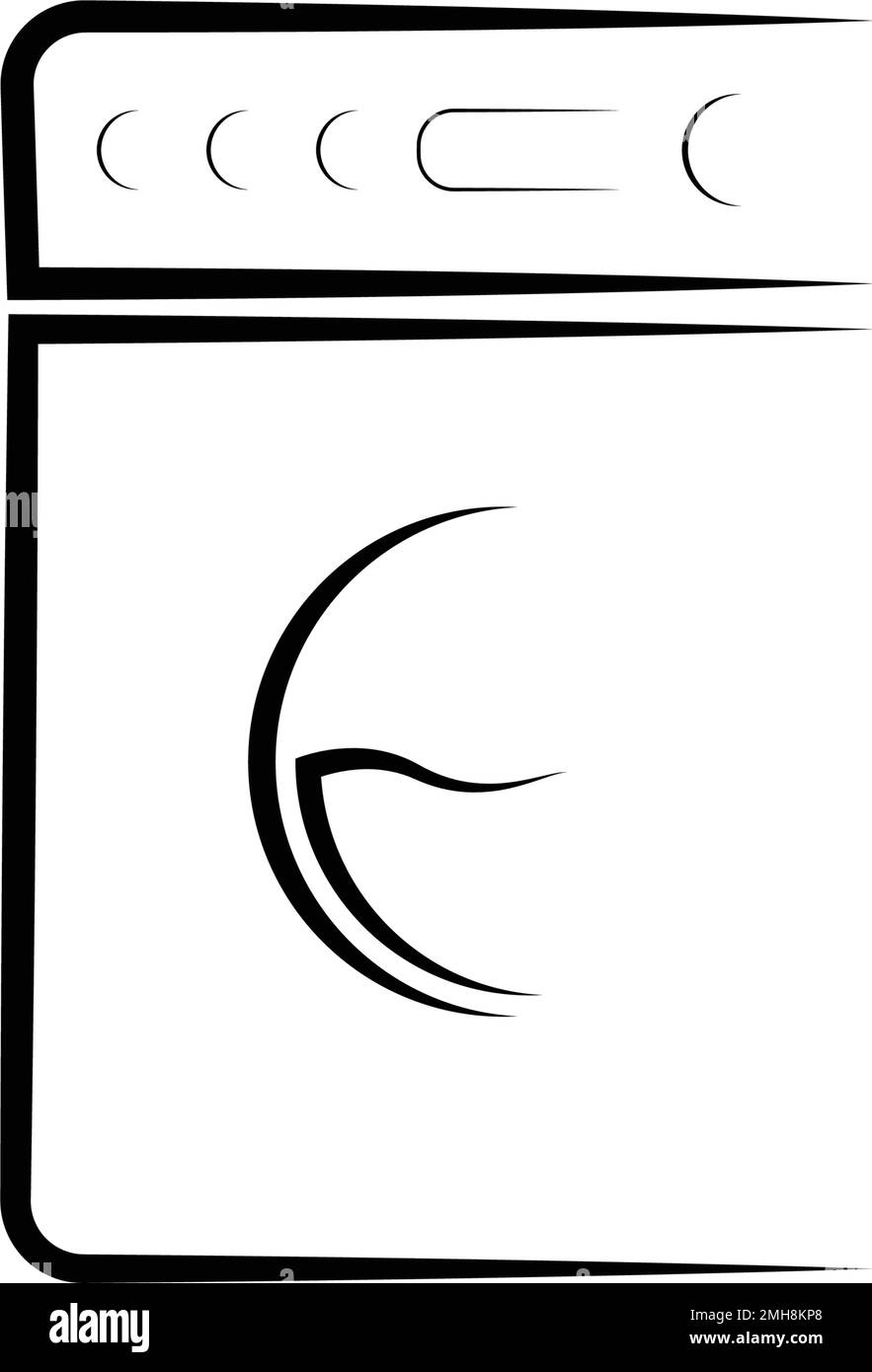 washing machine logo illustration design Stock Vector Image & Art - Alamy