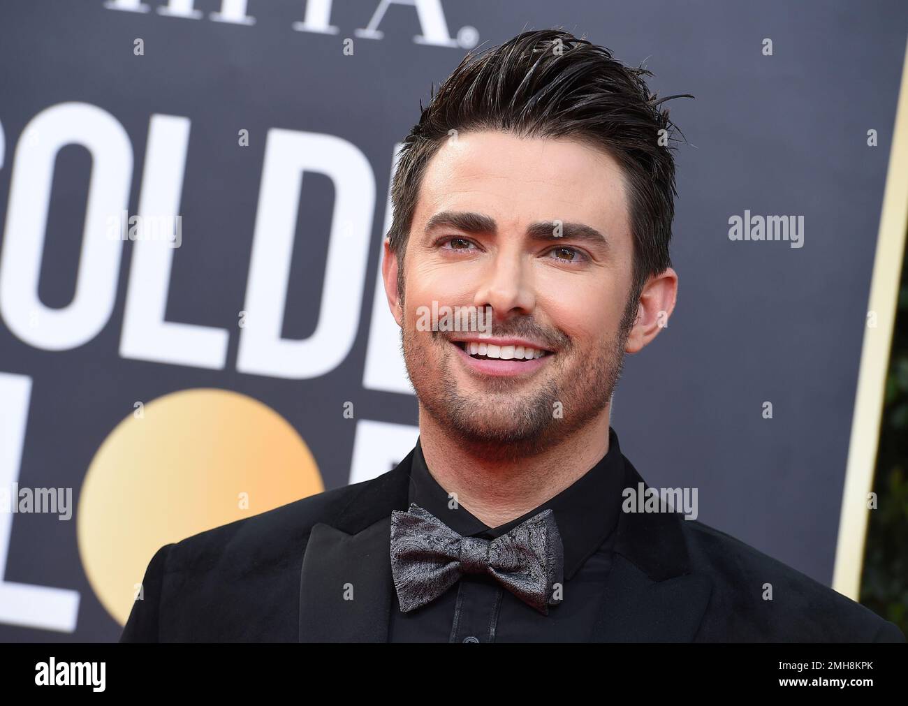 Jonathan Bennett arrives at the 77th annual Golden Globe Awards at the ...