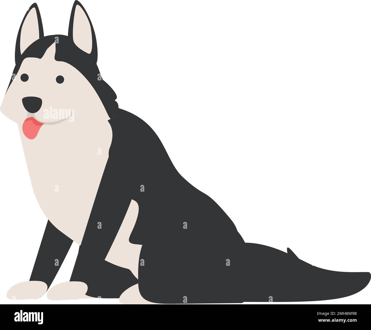 Canine husky icon cartoon vector. Funny puppy. Wolf animal Stock Vector ...