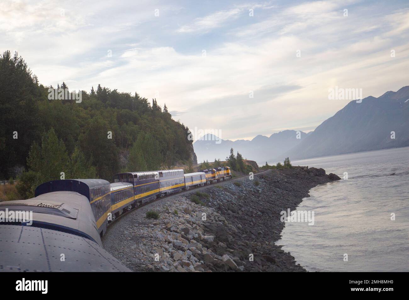 The Alaska Railroad Coastal Classic runs between Anchorage and Seward ...