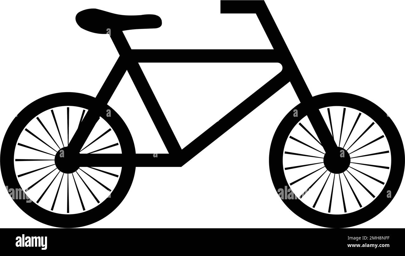 Bicycle icon vector logo Stock Vector Images - Alamy