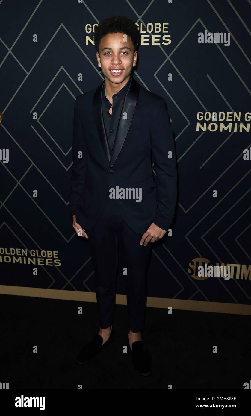 Joshua Caleb Johnson attends the 2020 Showtime Golden Globe Nominees ...