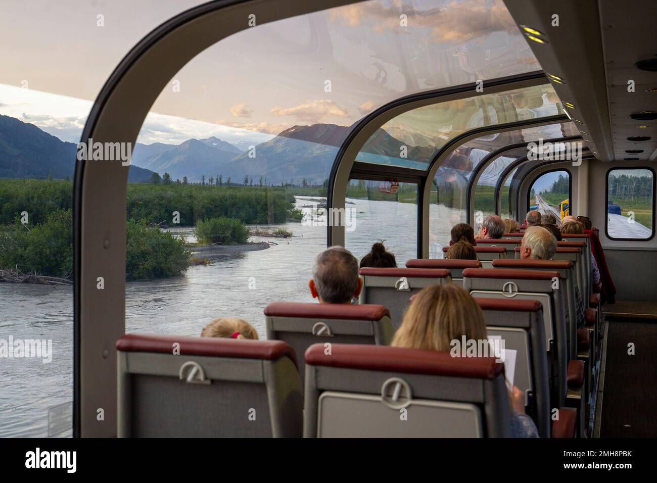 The Alaska Railroad Coastal Classic runs between Anchorage and Seward ...