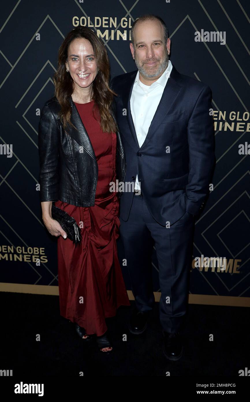 Jana Winograde, left, and Todd Sandler attend the 2020 Showtime Golden ...