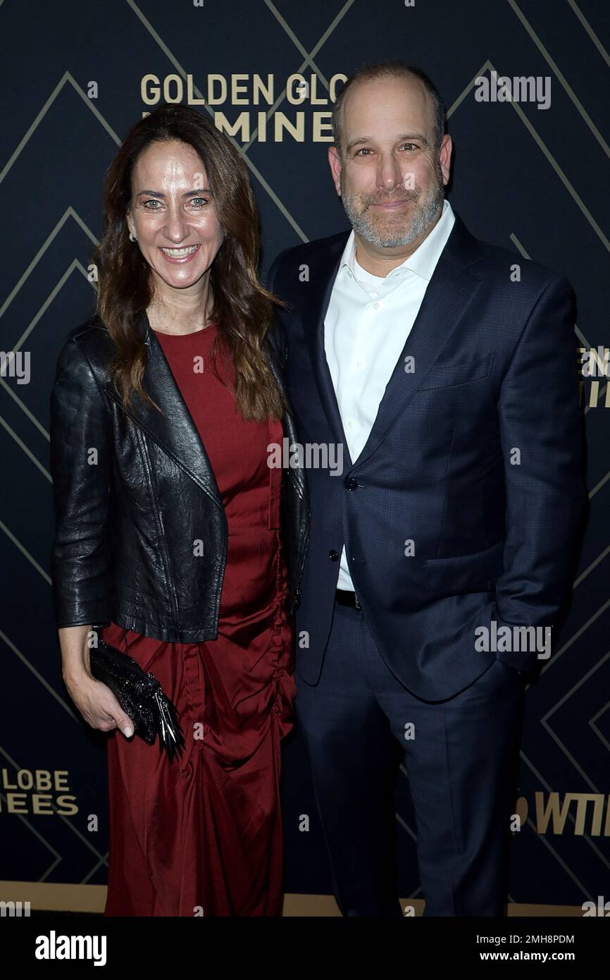 Jana Winograde, left, and Todd Sandler attend the 2020 Showtime Golden ...