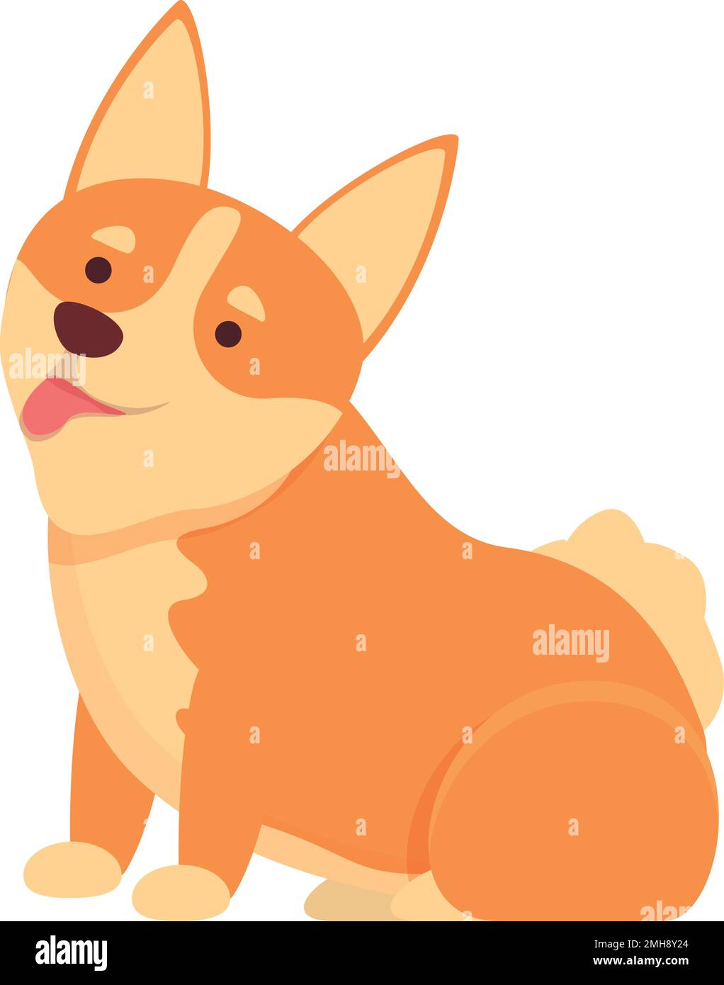 Funny corgi icon cartoon vector. Dog animal. Baby breed Stock Vector ...