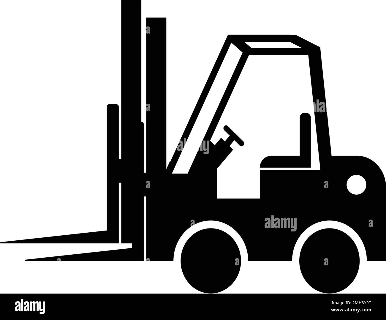forklift logo stock illustration design Stock Vector Image & Art - Alamy