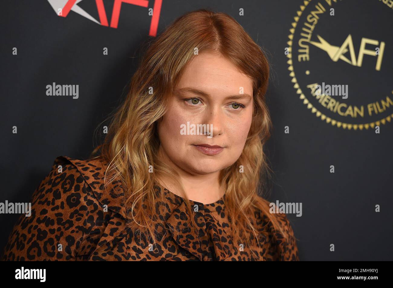 Merritt Wever arrives at the 2020 AFI Awards at the Four Seasons on ...
