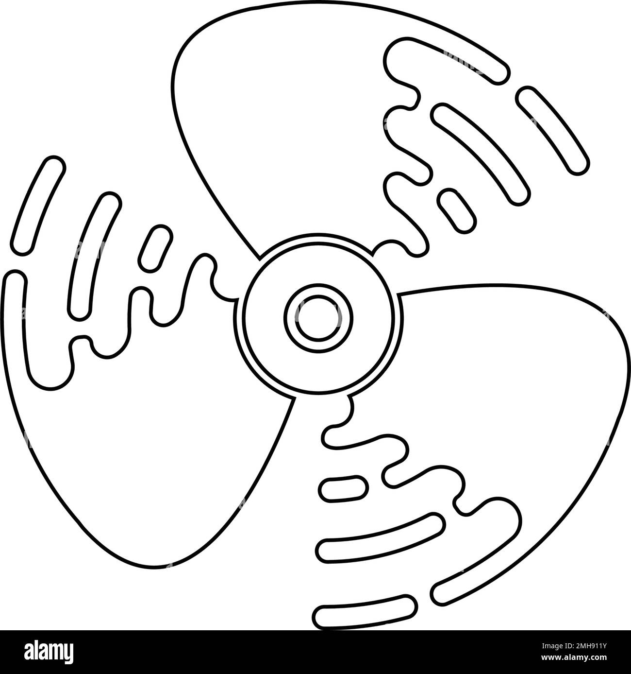 wind fan logo illustration design Stock Vector Image & Art - Alamy