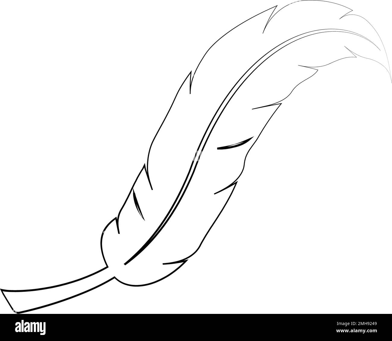feather logo icon vektor illustration design Stock Vector Image & Art ...