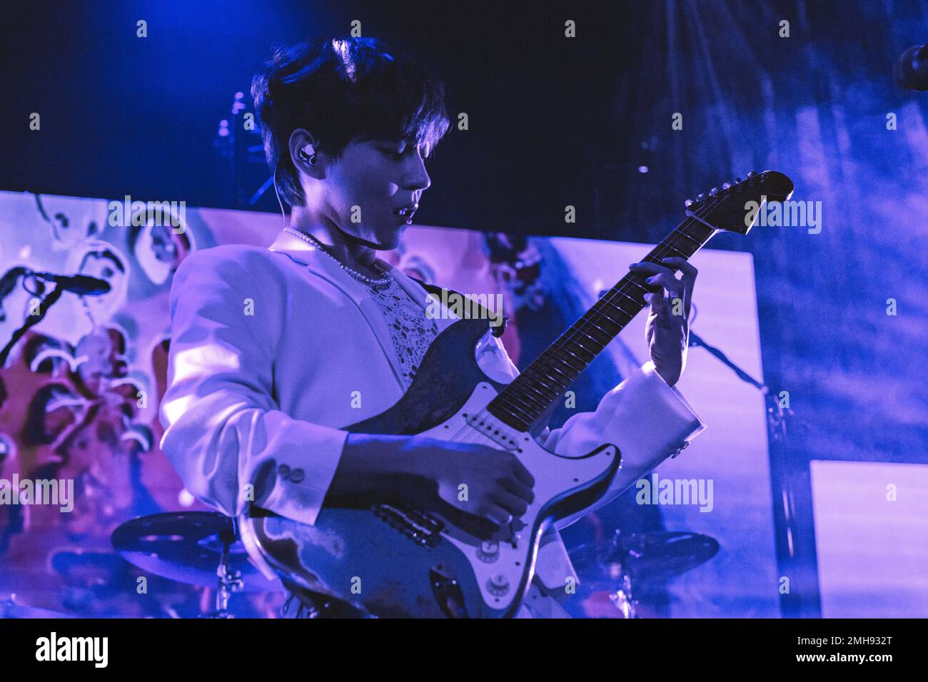 Milan, Italy, 26th Jan 2023. Korean indie band The Rose perform live at ...