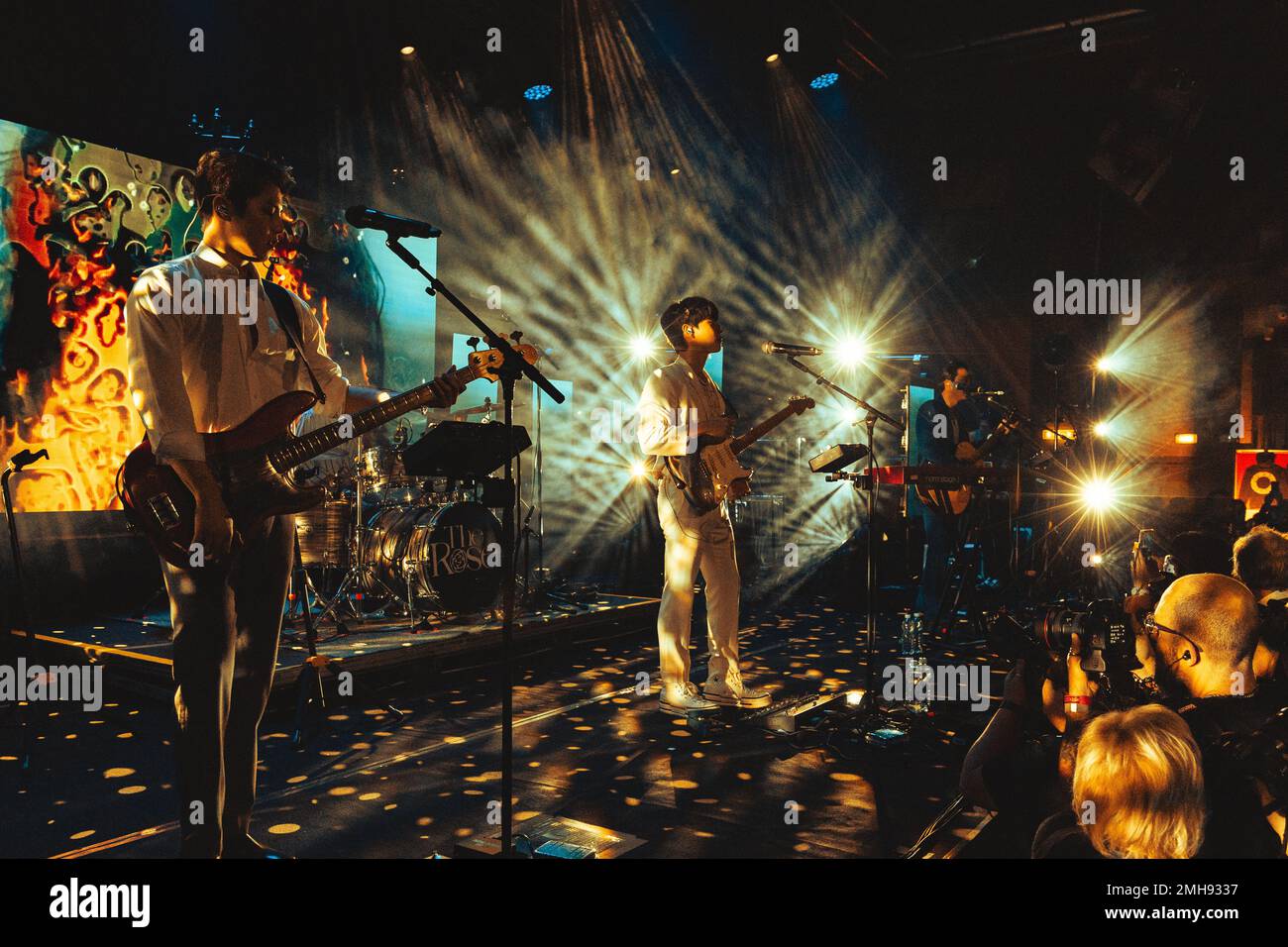 Milan, Italy, 26th Jan 2023. Korean indie band The Rose perform live at ...