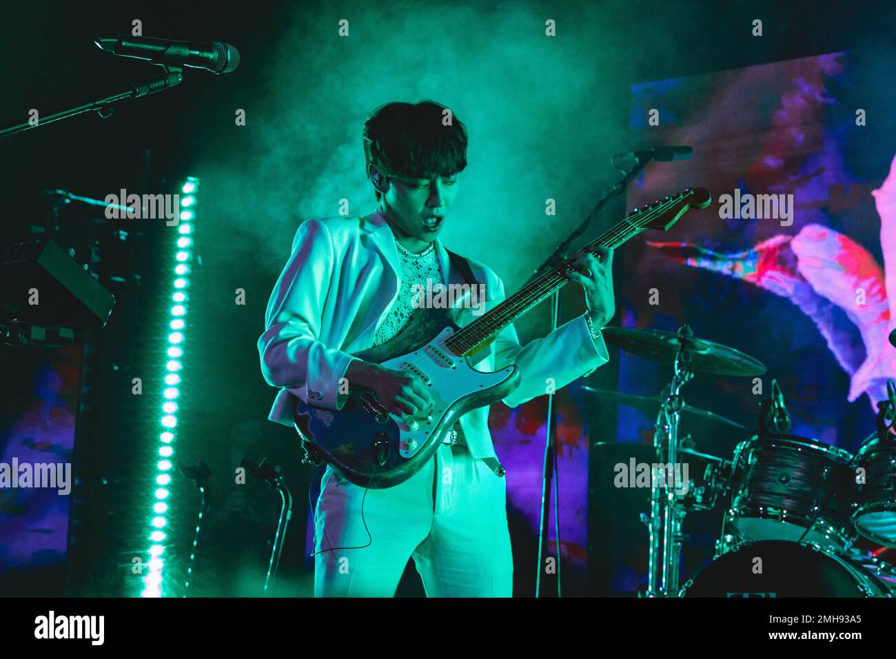 Milan, Italy, 26th Jan 2023. Korean indie band The Rose perform live at ...