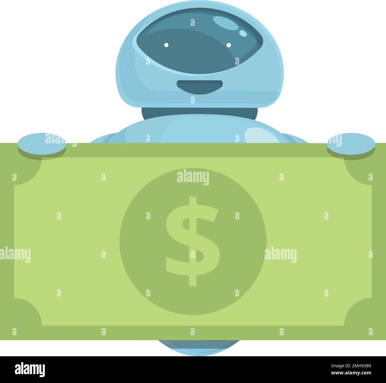 Cash bot trade icon cartoon vector. School education. People study ...