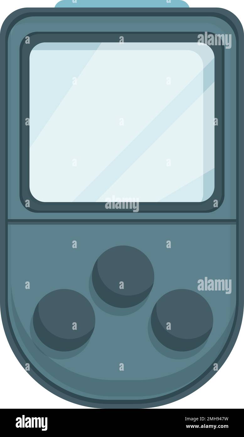 Gas detector device icon cartoon vector. Monitor instrument. Portable ...