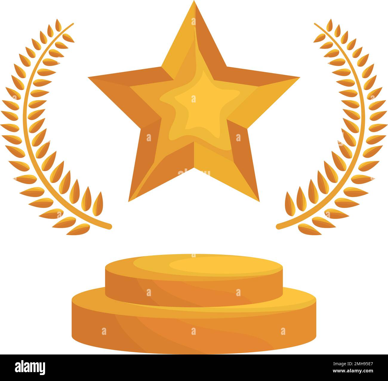 golden star trophy Stock Vector Image & Art - Alamy
