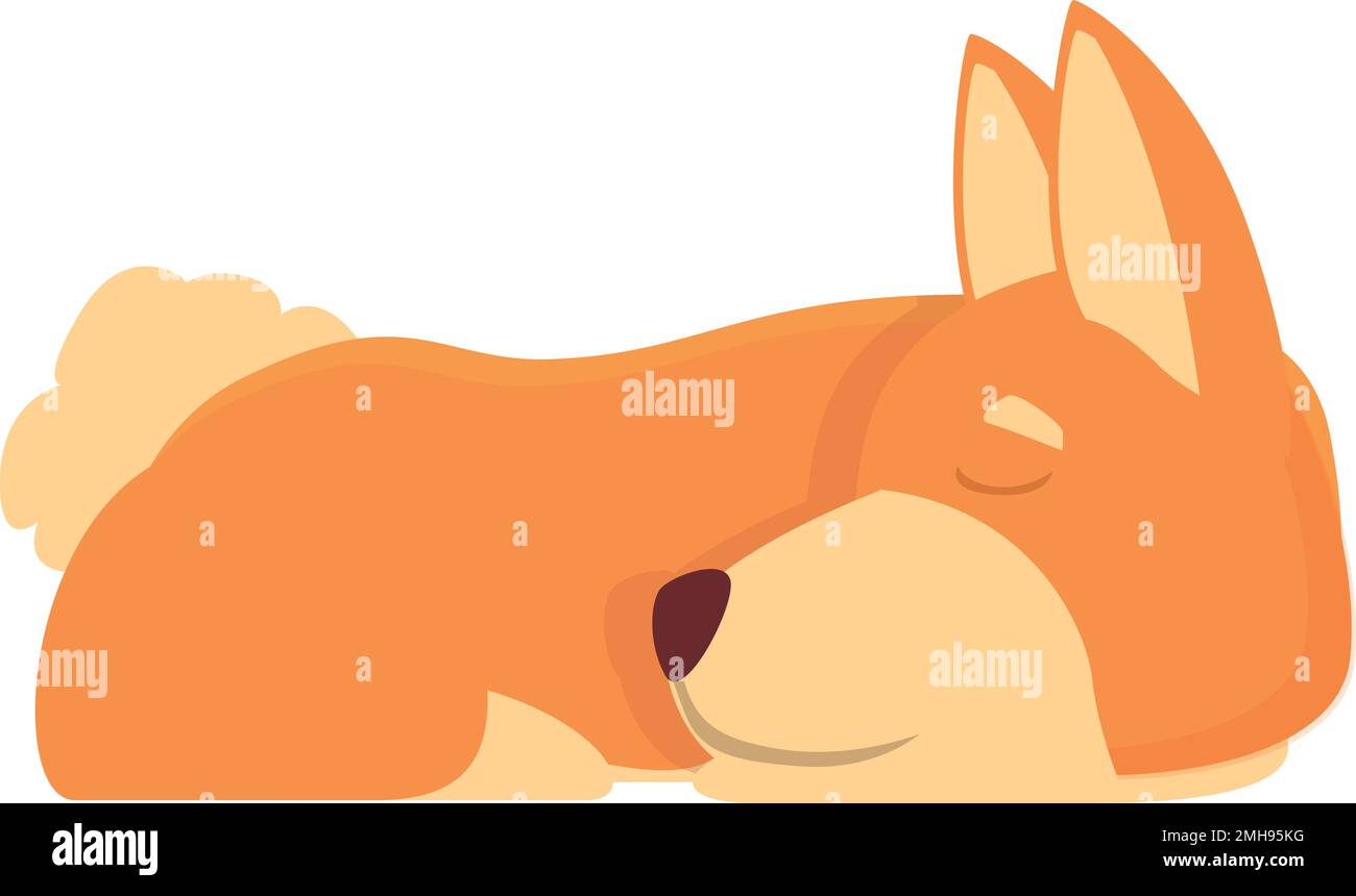 Sleep dog icon cartoon vector. Canine animal. Baby puppy Stock Vector ...