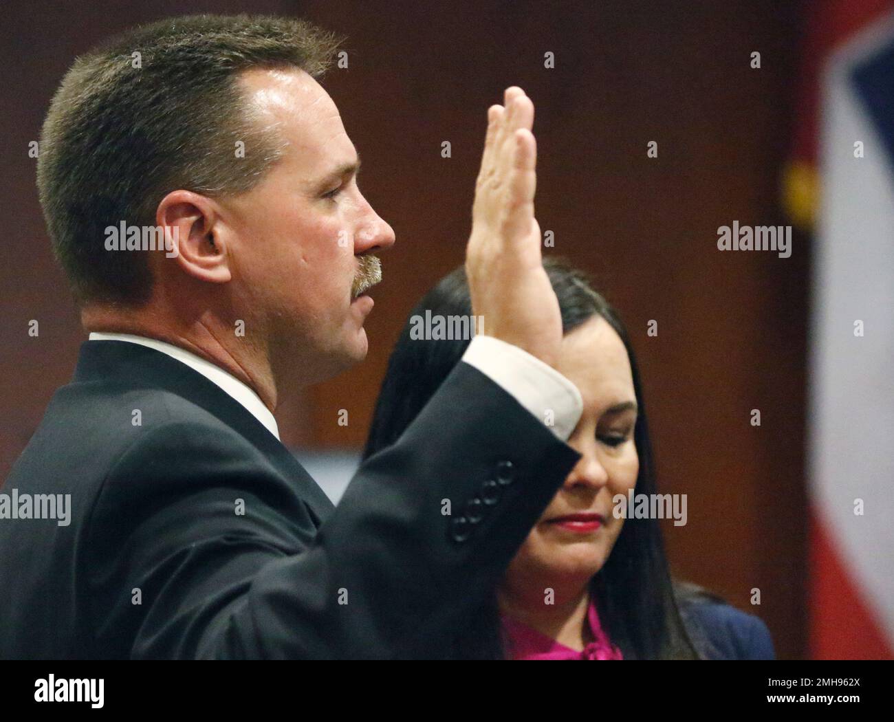 Central District Public Service Commissioner Brent Bailey, left ...