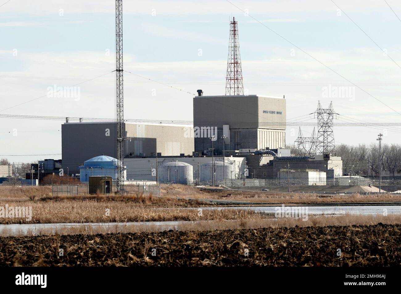 The Cooper Nuclear Power Station is seen in Brownville, Neb., Thursday ...