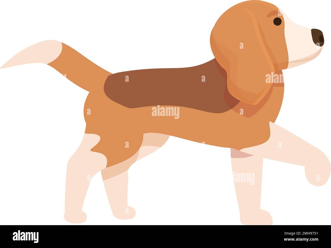 Walk dog icon cartoon vector. Canine action. Run animal Stock Vector ...